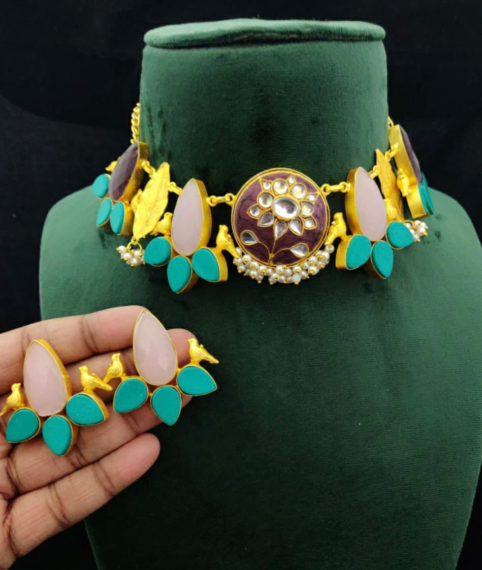 Mina Jewelry Set Enchanting Purple Radiance