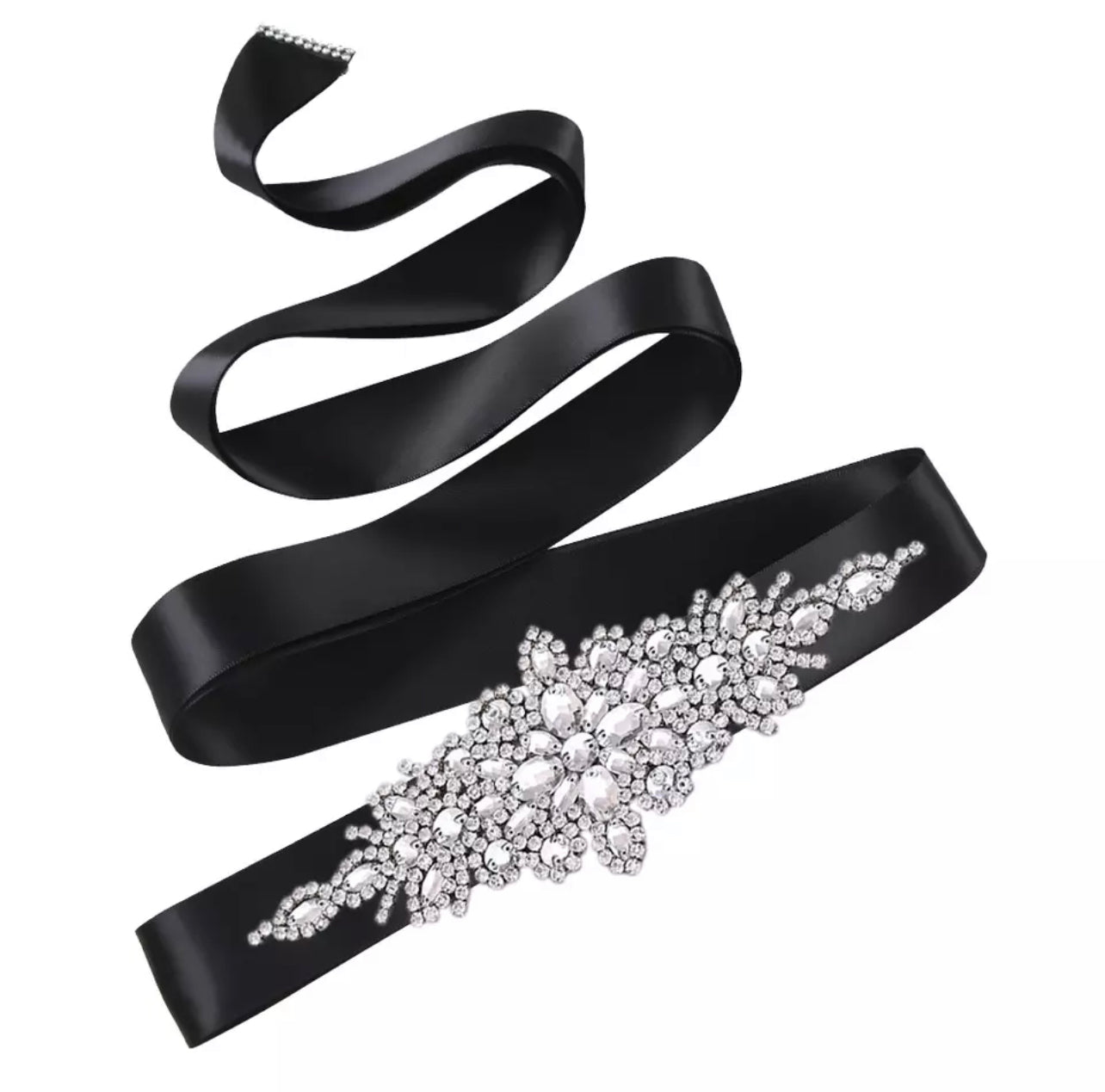 Black Ribbon Belt Brooch: Stylish and Elegant for Occasions