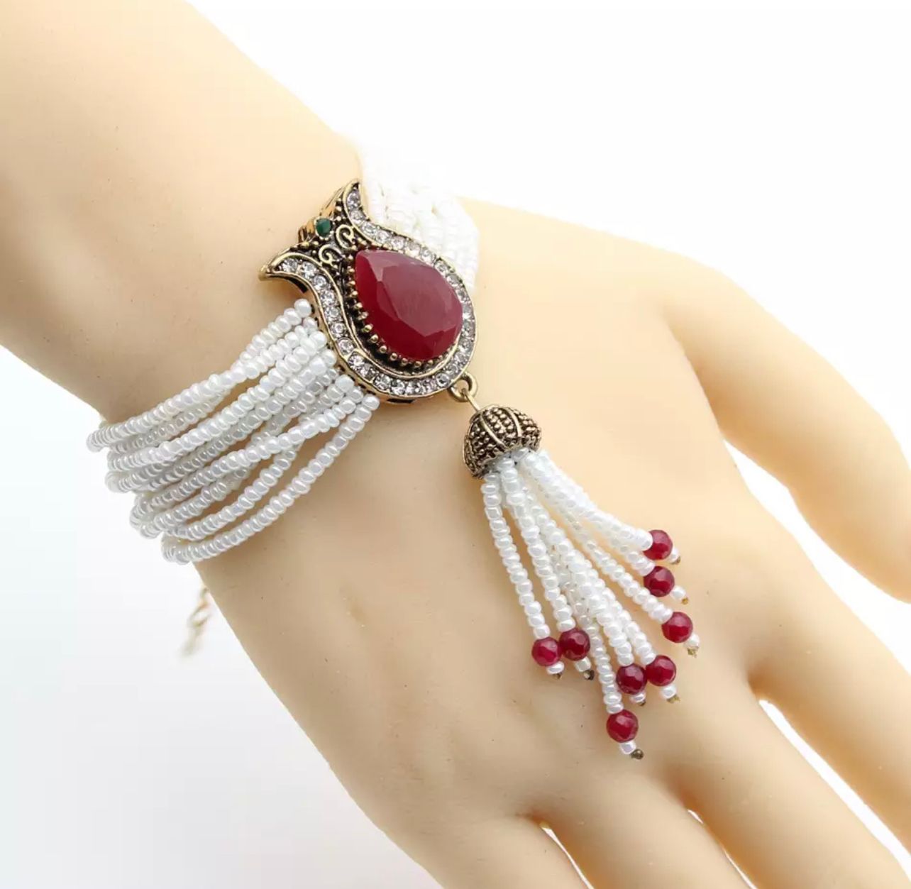 Embrace Turkish Charm with Exquisite Maroon Bracelets