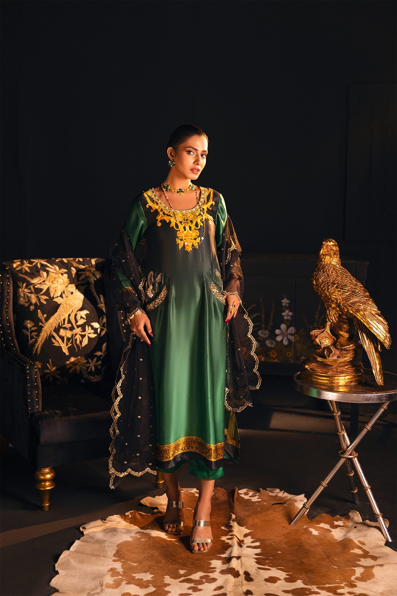 Nazneen Prints, Luxe Fabrics, Dress Craftsmanship